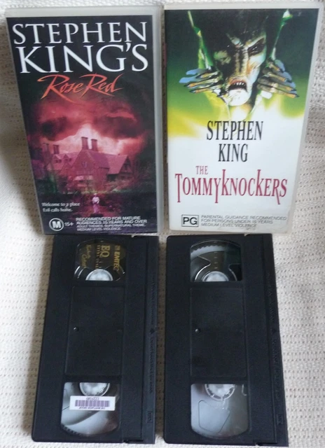 ROSE RED & THE TOMMYKNOCKERS PAL VHS Stephen King Horror Video Tapes x ...
