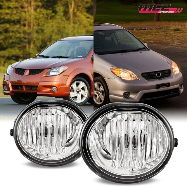 CLEAR BUMPER FOG Lights for Toyota Matrix Pontiac Vibe 2003-2008 Lamps ...