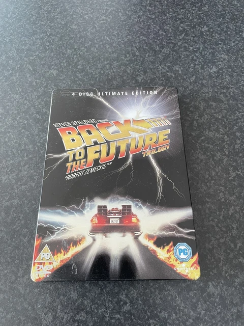NEW BACK TO The Future Trilogy - Ultimate Edition (Dvd) 4 Disc Steel ...