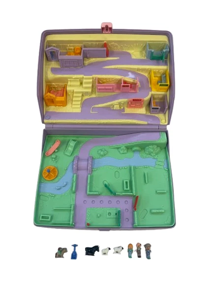 POLLY POCKET JEWEL Case Playset Incomplete Vintage 1989 Charity Listing ...