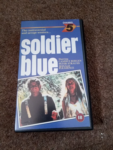 SOLDIER BLUE VHS Video Tape Donald Pleasence + Peter Strauss + Candice ...