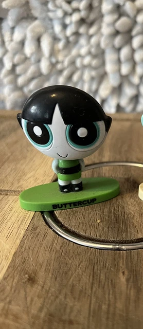RARE CARTOON NETWORK Buttercup Powerpuff - Mini Bobble Head Cake Topper ...