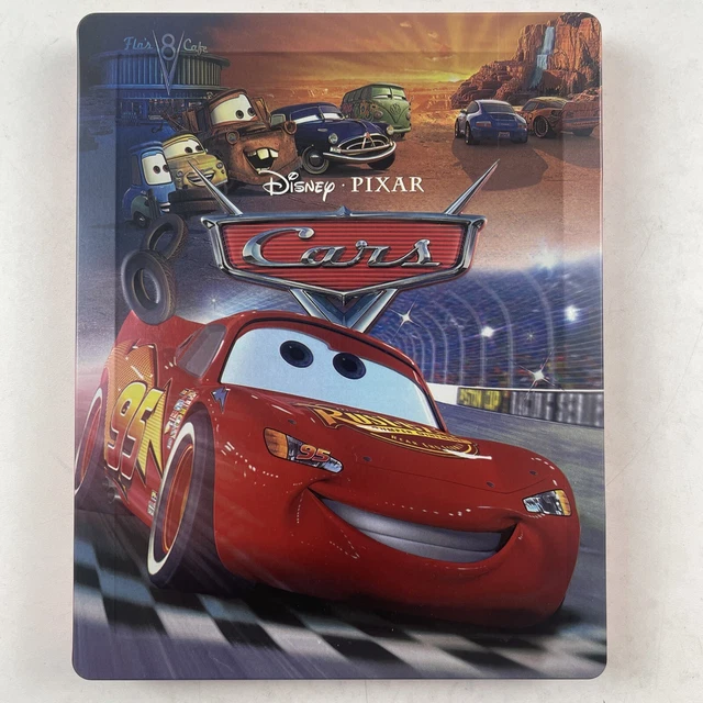 CARS: BLU-RAY 3D & 2D Blu-ray SteelBook Disney Pixar Zavvi UK Region ...