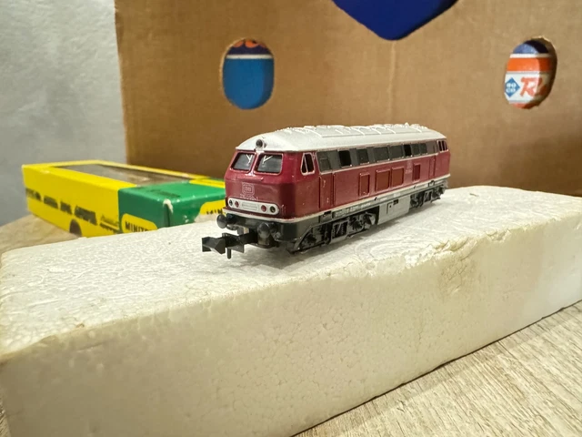 MINITRIX 2959 MOTRICE diesel 216 DB scala N EUR 69,00 - PicClick IT