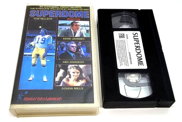 SUPERDOME VHS 1983 David Janssen Tom Selleck Minstrel Entertainment ...