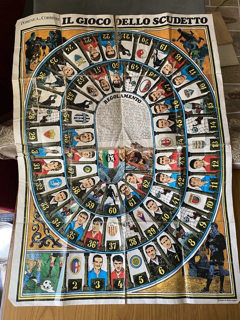 IL GIOCO DELLO Scudetto Calcio Domenica Del Corriere 1970 EUR 29,00 ...
