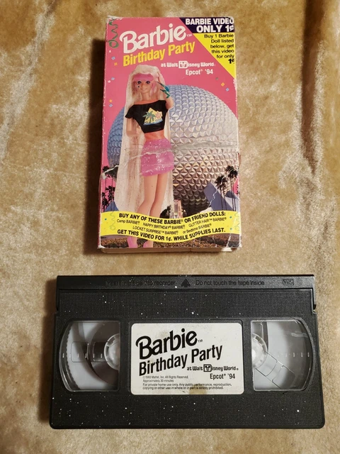 BARBIE BIRTHDAY PARTY VHS Used Movie VCR Video Tape £1.41 - PicClick UK