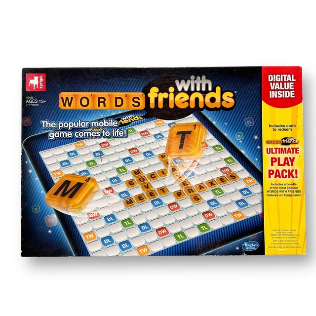 HASBRO WORDS WITH Friends Tile Letter Board Game, Ages 13+ $8.26 ...