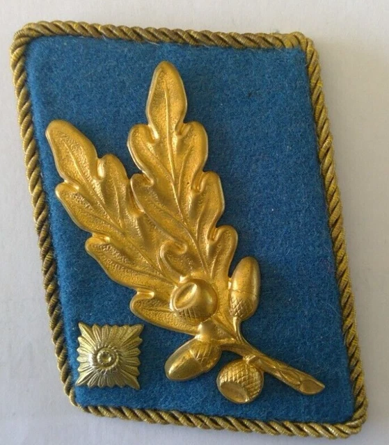 GERMAN WW2 OFFICERS Parade collar patch for the brown uniforms £50.62 ...