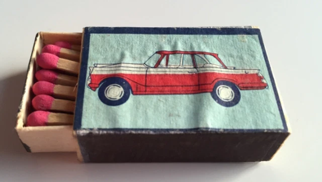 RARE PROMOTIONAL DEALERSHIP Triumph Herald Matchbox Original 1960s RARE ...