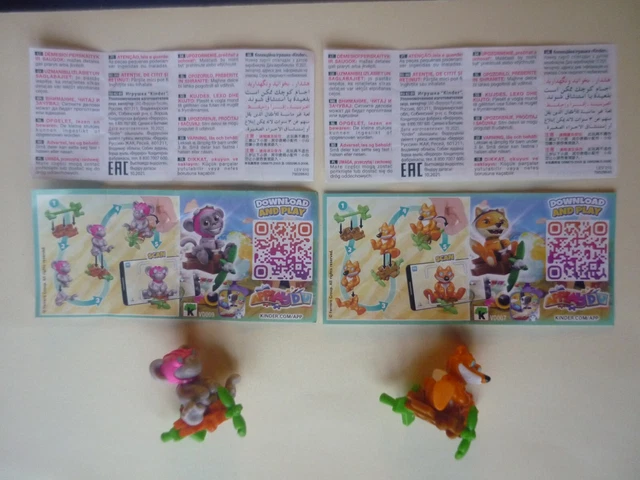 KINDER SURPRISE 2022 Série complète VD007 + BPZ / VD 009 + BPZ ( EAC 10.2021 ) EUR 2,85 ...