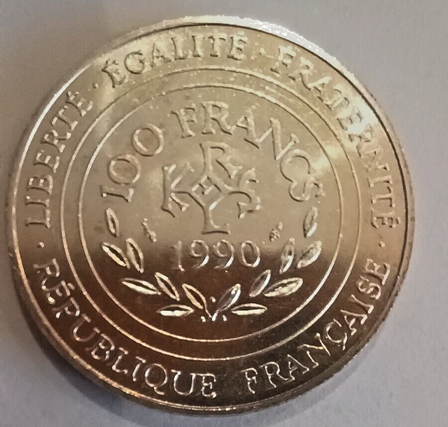 @ TRÈS BELLE Pièce de 100 Francs Charlemagne de 1990 SPL En Argent @ EUR 17,00 - PicClick FR
