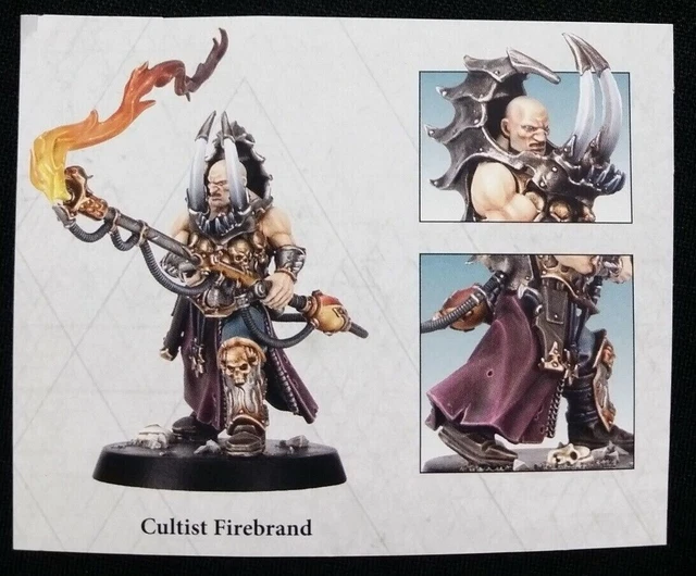 WARHAMMER 40K CHAOS Space Marine Cultist Firebrand NEW NO BOX $33.95 ...