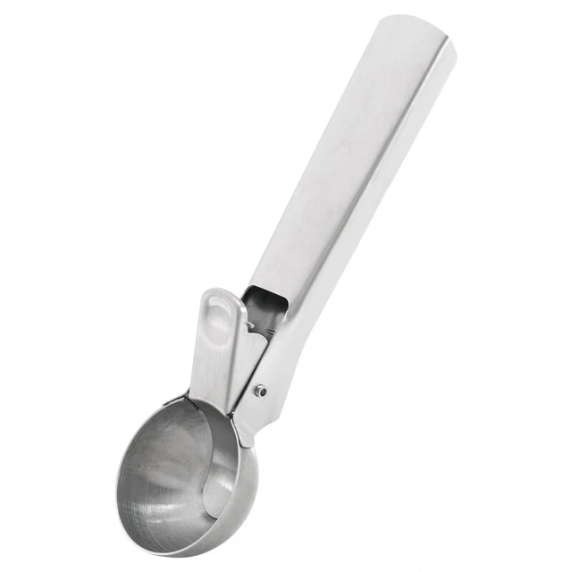 STAINLESS STEEL ICE Cream Scoop, Easy to Trigger Release, Ice Cream ...