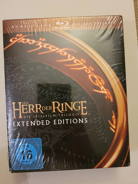 BLU-RAY - Herr der Ringe - Trilogie - Extended Editions NEU OVP Ecken ...