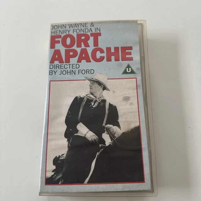 VHS TAPE John Wayne - Fort Apache - PAL £3.31 - PicClick UK