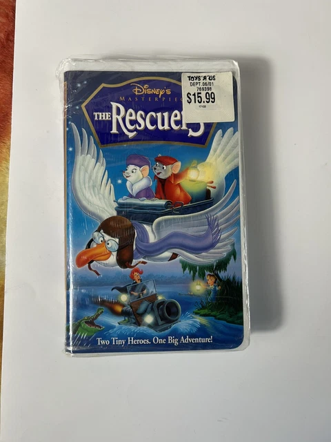 DISNEY’S THE RESCUERS Masterpiece Collection VHS Sealed Brand New ...