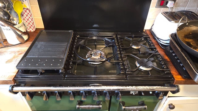 RANGEMASTER ELAN 90 dual fuel British racing green range cooker £307.50 ...