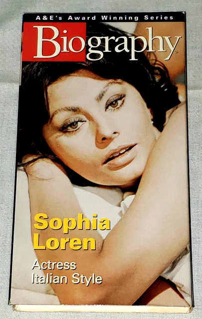 A&E BIOGRAPHY SOPHIA LOREN Actress Italian Style VHS 1999 £8.48 ...