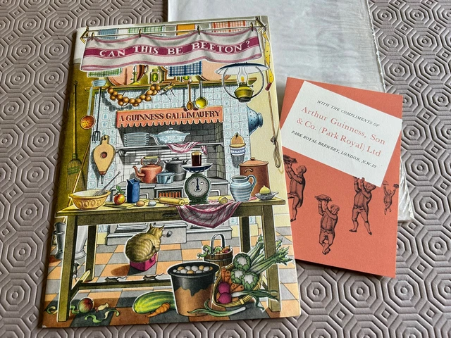 GUINNESS RARE ORIGINAL Doctor Book 1956 & Comp Slip Good Cond See Photo ...