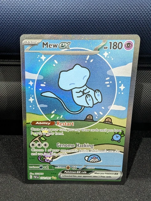 MEW EX 232/091 Paldean Fates PAF Pokemon TCG SIR Near Mint, English ...