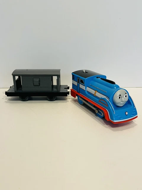 TRACKMASTER STREAMLINED THOMAS The Tank Engine And Brake Van Battery ...