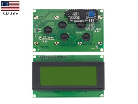 LCD2004 GREEN I2C GREEN Screen Character LCD IIC Serial Interface ...