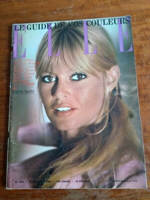 BRIGITTE BARDOT COVERS ELLE Belgique, oct 27, 1965, from Belgium.Gorgeous!!! £41.67 - PicClick UK