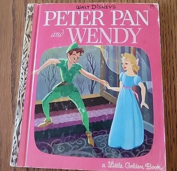 PETER PAN AND Wendy di Walt Disney #104-51 A Little Golden Book 1952 ...