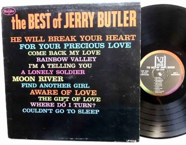 JERRY BUTLER THE Best Of LP 1962 Veejay Soul 2nd Press EUR 20,83 ...