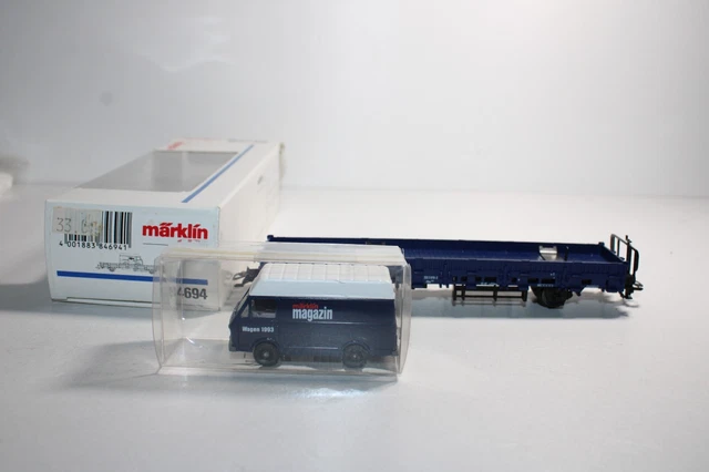 MÄRKLIN H0 GÜTERWAGEN 84694 Märklin Magazin Jahreswagen 1993 beladen OVP Etik EUR 27,50 ...