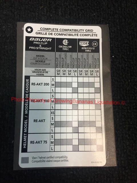 BAUER HDO VISOR Pro-Clip Side Kit (2017)! Hockey Helmet Hardware ...