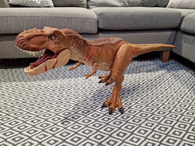 JURASSIC WORLD DINO Rival Super Colossal Tyrannosaurus Rex Dinosaur ...