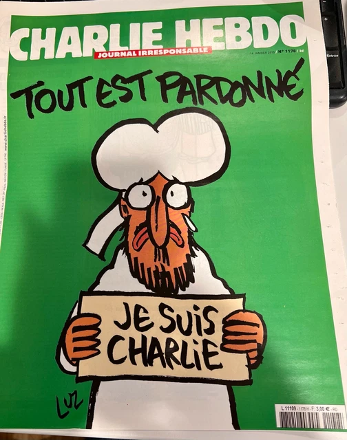 CHARLIE HEBDO N°1178 - Je Suis Charlie EUR 7,50 - PicClick FR