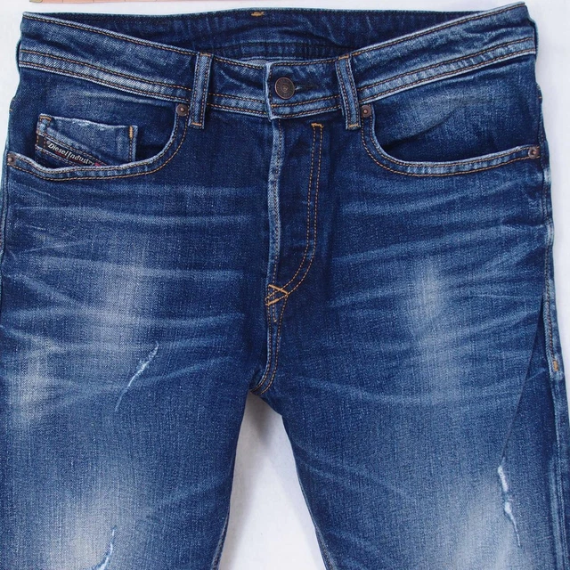 MENS DIESEL BUSTER Stretch Slim Tapered Blue Jeans W30 L32 $83.68 - PicClick AU