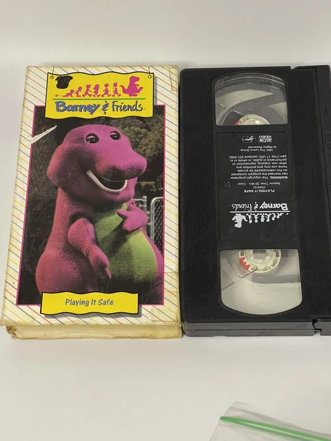 BARNEY & FRIENDS Playing It Safe VHS Time Life Stranger Danger Safety ...