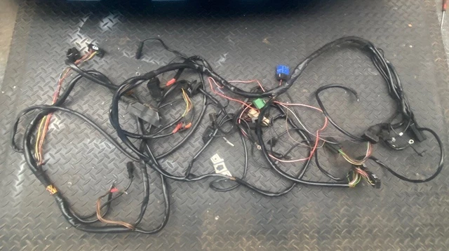 MERCEDES W124 ENGINE bay/ABS/ASD/AC/Catalytic Convert harness wiring ...