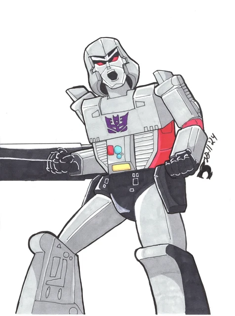 ORIGINAL TRANSFORMERS ART G1 Megatron £8.24 - PicClick UK