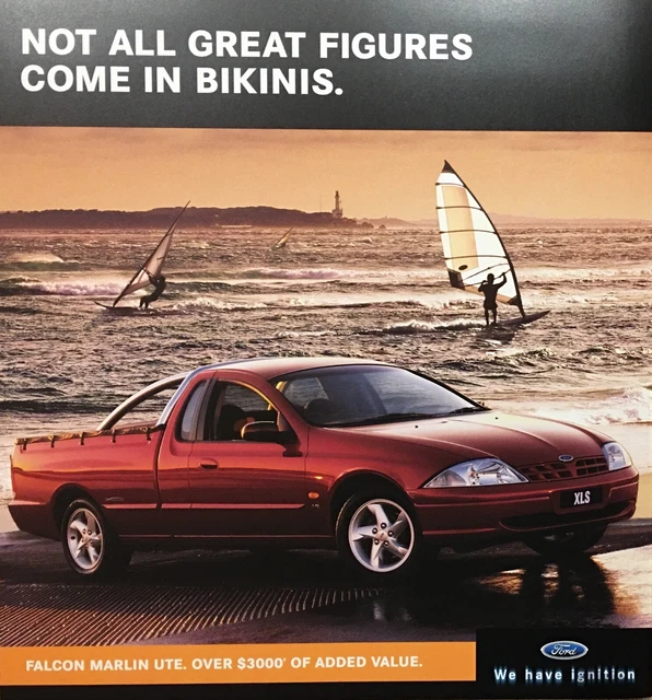 FORD FALCON AU Marlin Ute sales Brochure £6.34 - PicClick UK