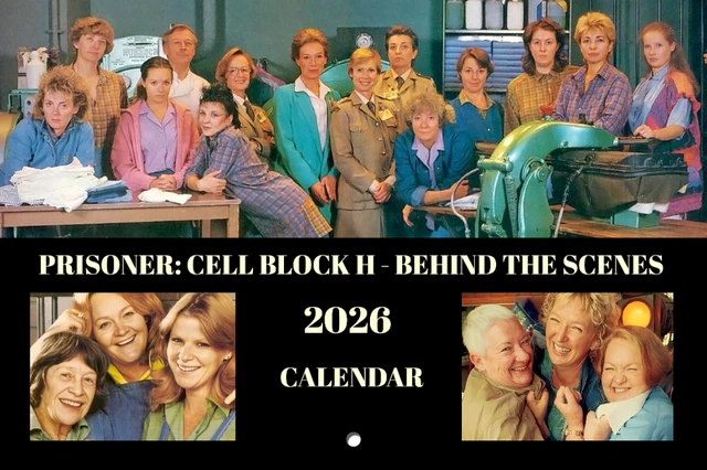 PRISONER CELL BLOCK H 2026 Double A4 Wall Calendar - Behind the Scenes ...