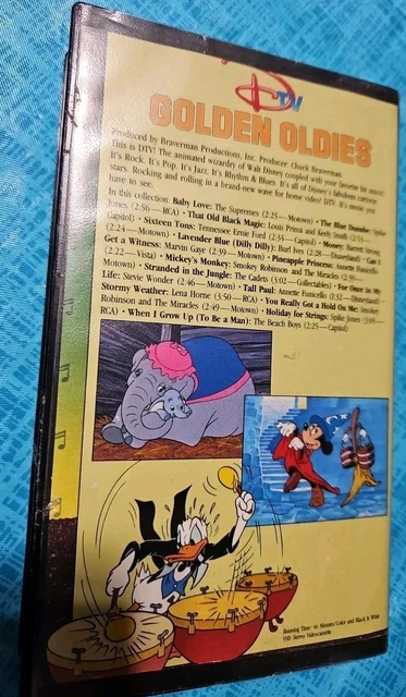 DISNEY VHS GOLDEN Oldies 1984 Animated Music Videos £2.48 - PicClick UK