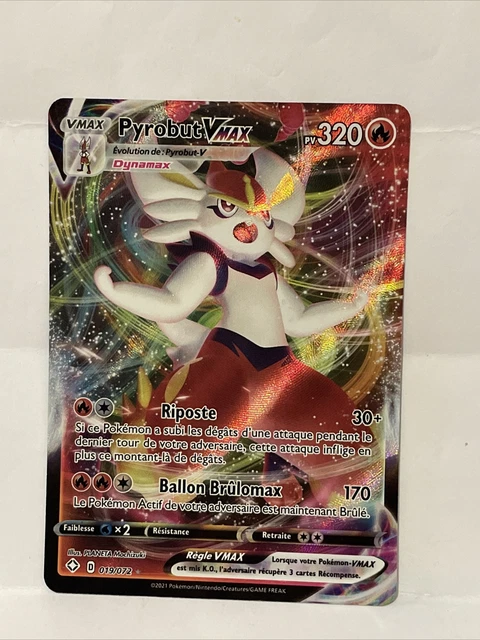 CARTE POKEMON PYROBUT Vmax 019/108 Destinees Radieuses Neuve VF EUR 3 ...