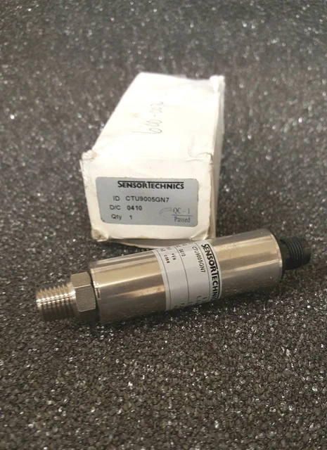 SENSOR TECHNICS CTU9005GN7, Pressure Transmitter, 0-5 PSIG $33.00 ...