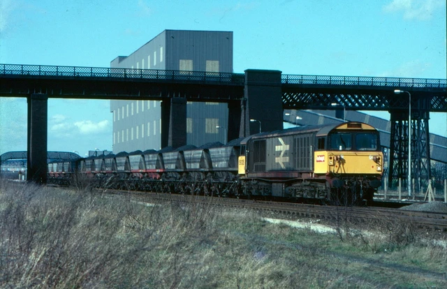 35MM RAILWAY SLIDE | Class 58 | 58035 Bennerley 1988 + copyright £25.00 ...