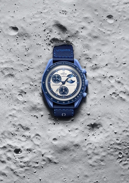 SWATCH X OMEGA Mission To The Super Blue Moon Blue Moonphase EUR 490,00 ...