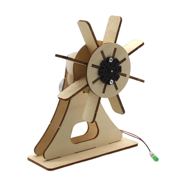 DIY WATERWHEEL MOTOR Model Toy Science Experiment Kit Enfants Enfants ...