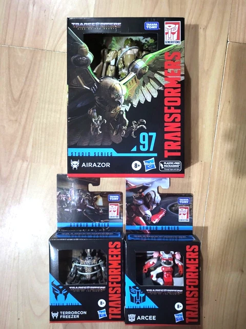 TRANSFORMERS STUDIO SERIES Airazor, Arcee And Terrorcon Freezer £58.00 ...