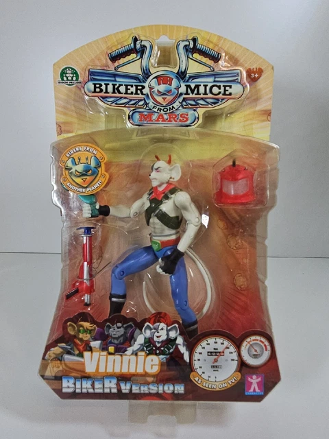 BIKER MICE FROM Mars Vinnie Biker Version Figure 2006 New/Sealed £39.99 ...