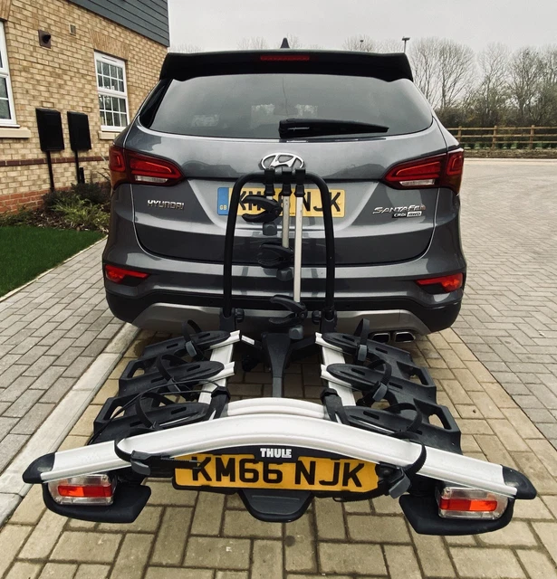 THULE VELOCOMPACT 3 Bike Carrier With 4 Bike Add On. With Electrics. EUR 556,51 - PicClick FR