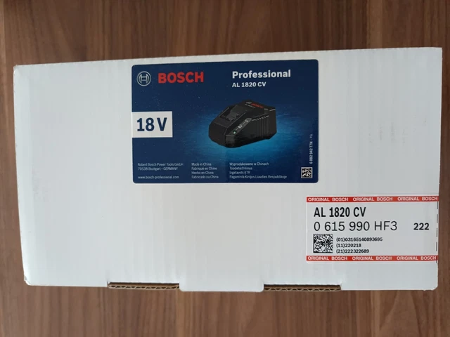 ORIGINAL BOSCH Professional AL 1820 CV Ladegerät 14-18V AL1820CV EUR 14,90 - PicClick DE